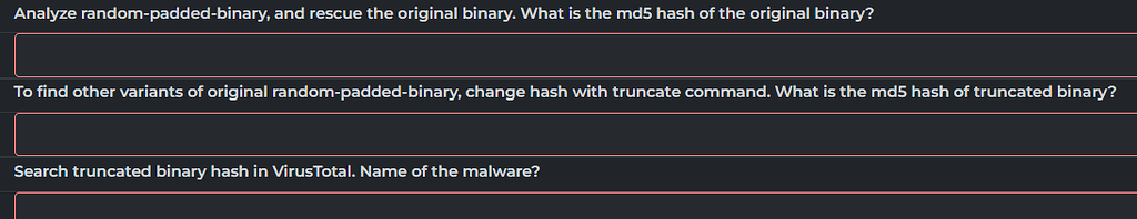 MITRE: Defense Evasion: T1027.001 - CyberExam Contents - Cyberexam