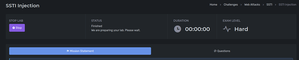 Cannot stop the lab - CyberExam Contents - Cyberexam