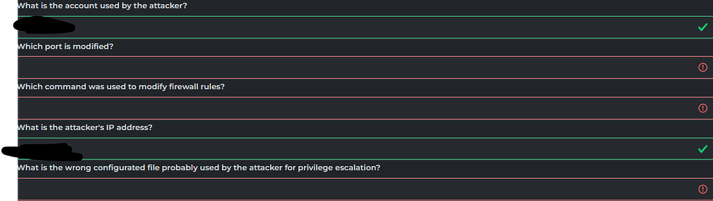 Incident Response Lab Quiz - CyberExam Contents - Cyberexam