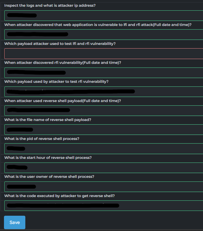 Detecting LFI and RFI Attacks - CyberExam Contents - Cyberexam